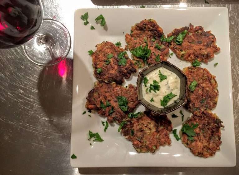 Zucchini Pakoras with Yogurt Tatziki Recipe – Feelng Good